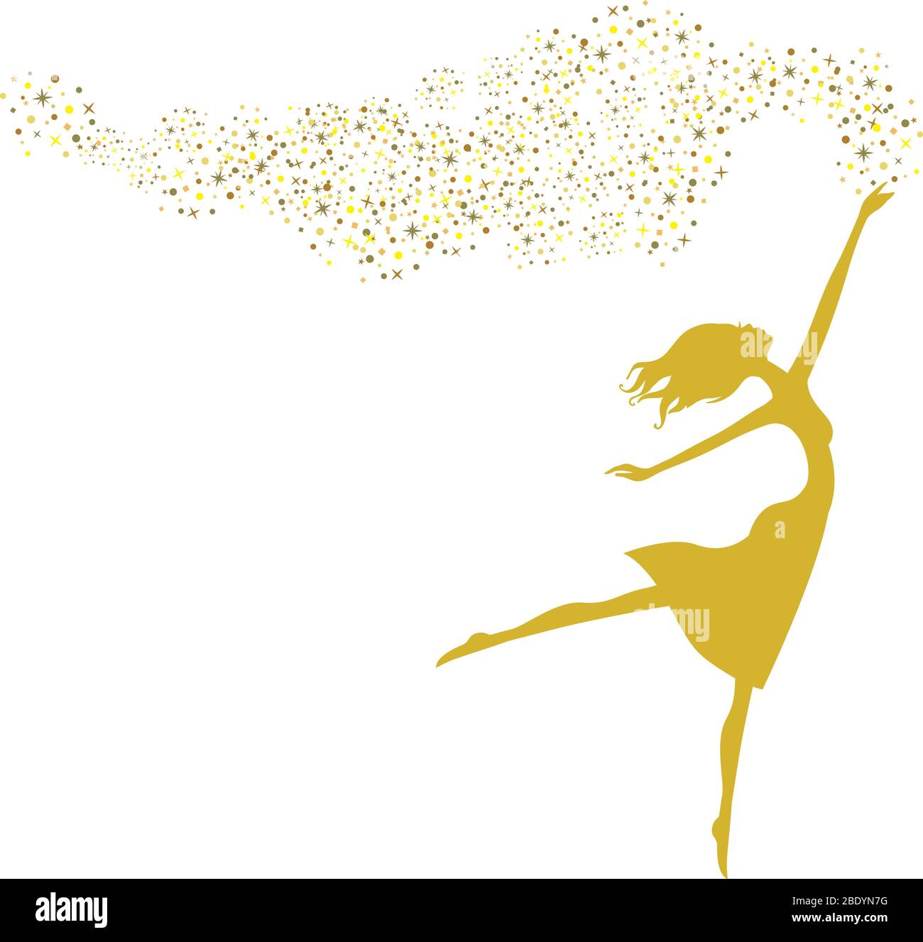 Dancer model Stock Vector Images - Alamy