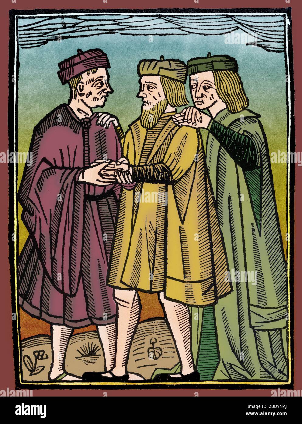 16th century man reading hi-res stock photography and images - Alamy