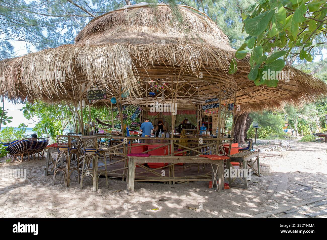 Sunset beach, koh rong samloem island, sihanoukville, Cambodia Stock ...