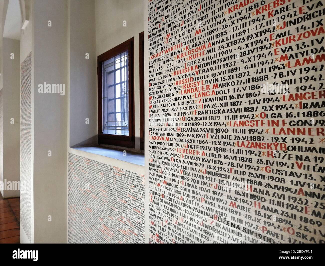 Czech Republic, Prague, The Pinkas Synagogue Stock Photo - Alamy