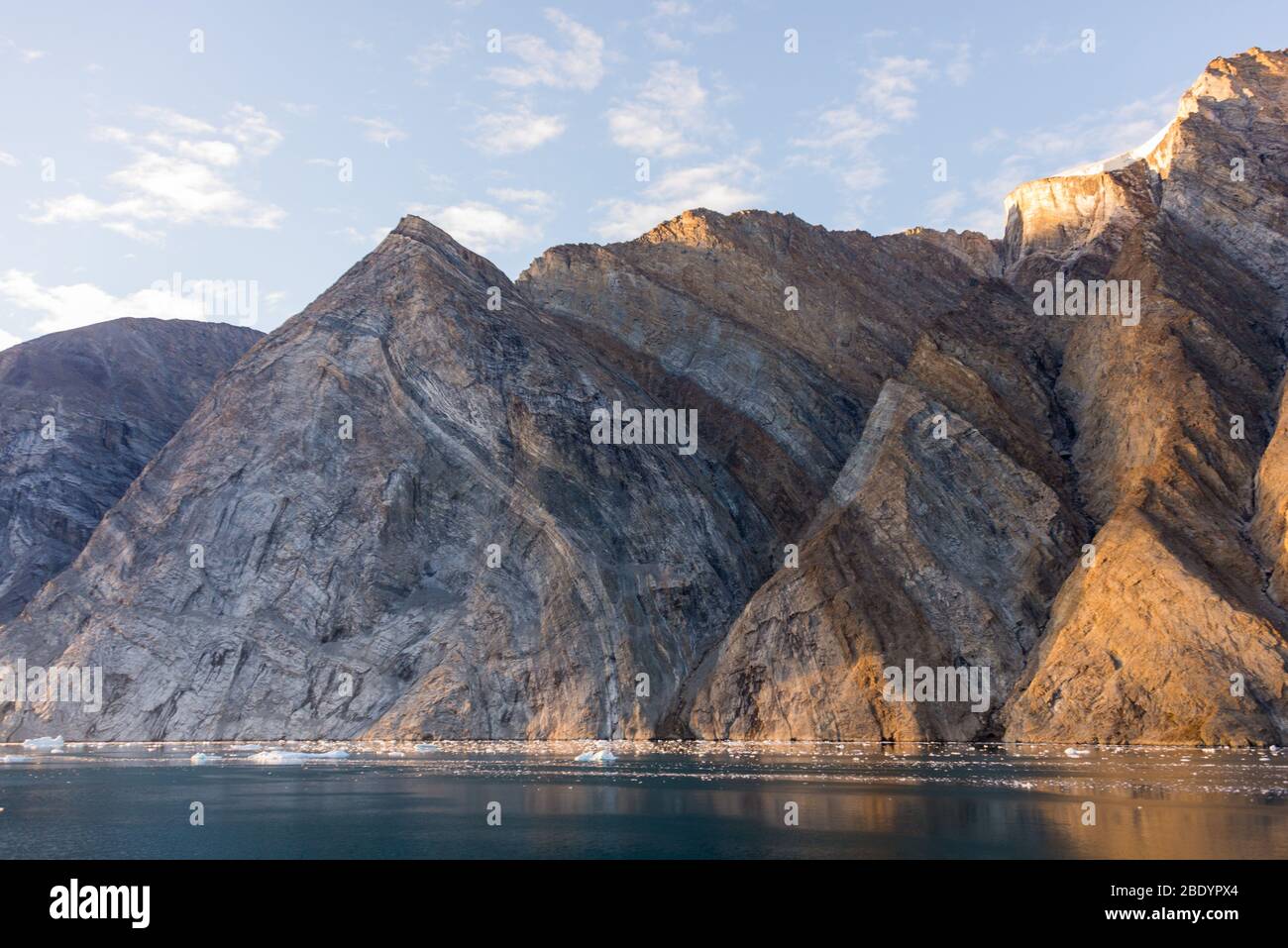 Greenland landscape with beautiful coloured rocks Stock Photo - Alamy