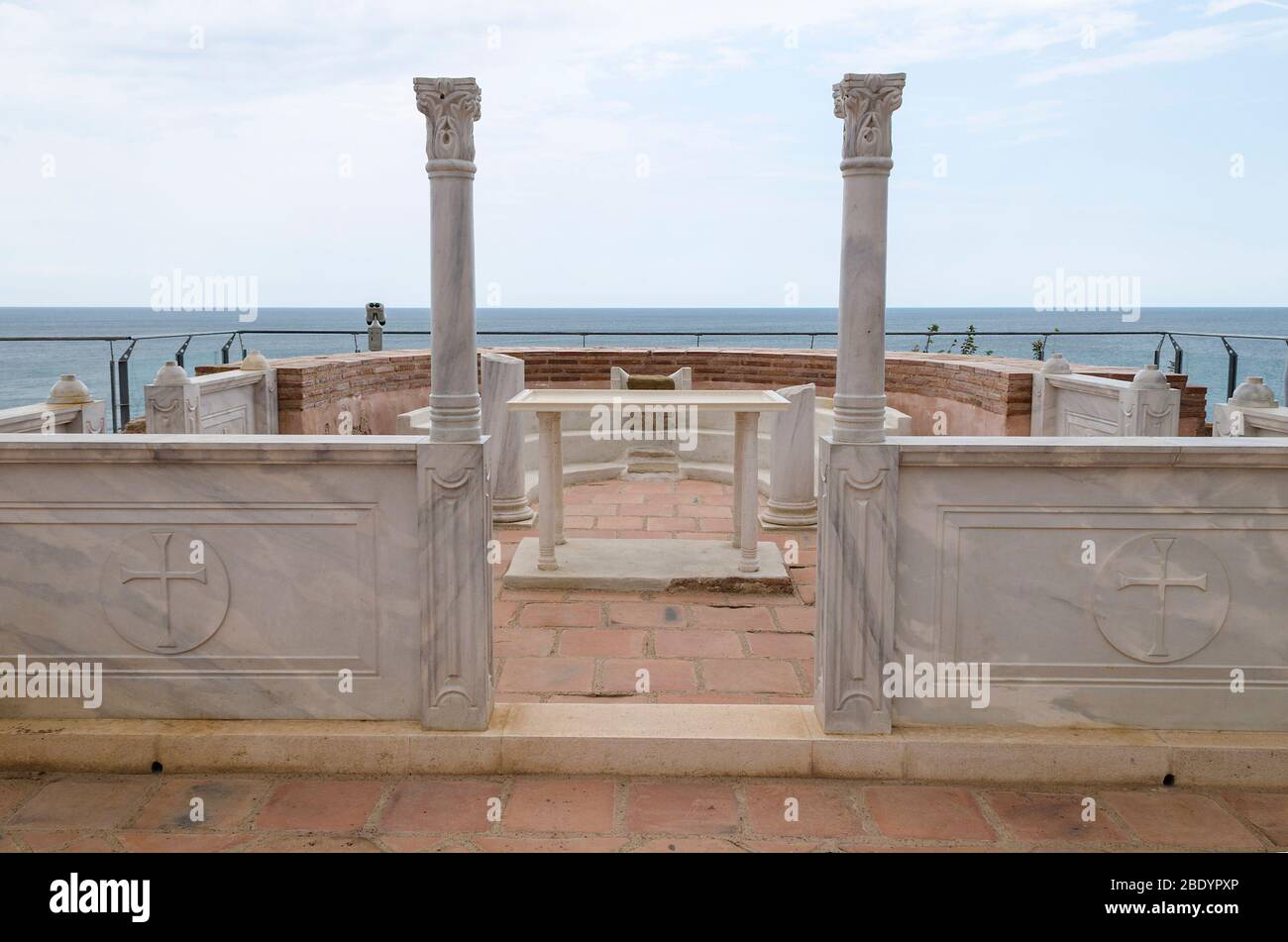 The ruins of a Basilica at the ancient Bulgarian city Byala Stock Photo ...