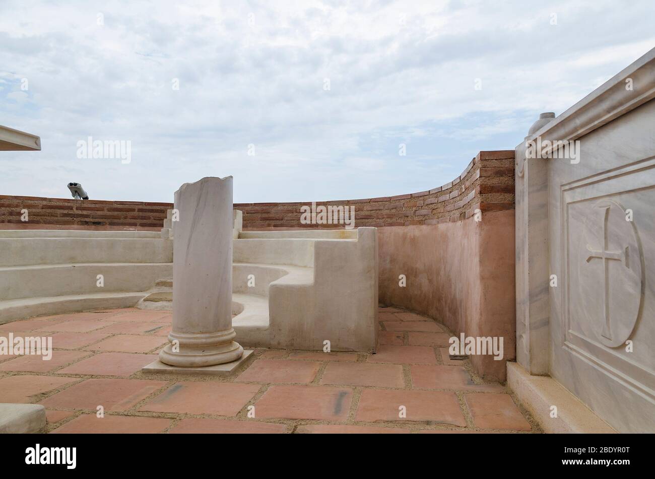The ruins of a Basilica at the ancient Bulgarian city Byala Stock Photo ...