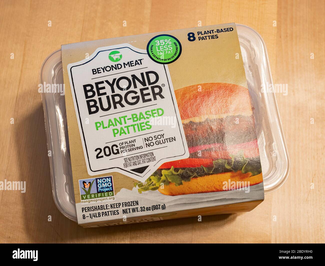 Beyond meat plant based burger package hi-res stock photography and ...