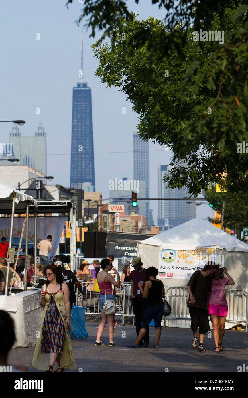 Backstage entrance, West Town, Chicago, Illinois, USA Stock Photo - Alamy