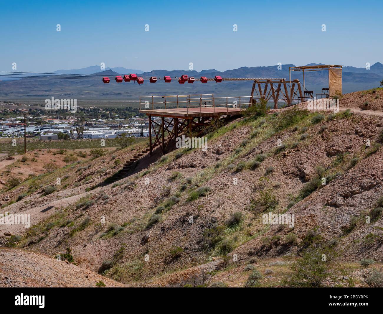 Sunny view of the Flightlinez Bootleg Canyon at Boulder City, Nevada ...