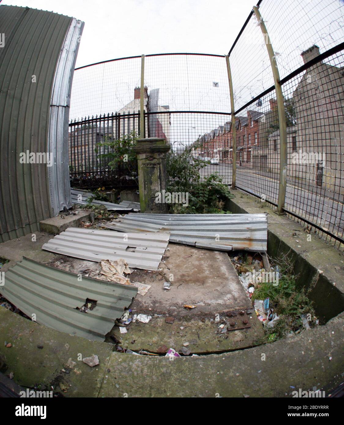 Abandoned Girdwood British Army Barracks in North Belfast, Northern ...