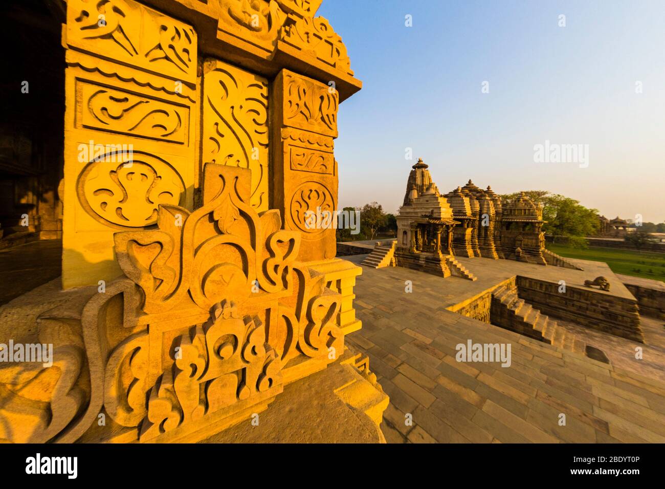Khajuraho temples, Chhatarpur, Madhya Pradesh, India Stock Photo - Alamy