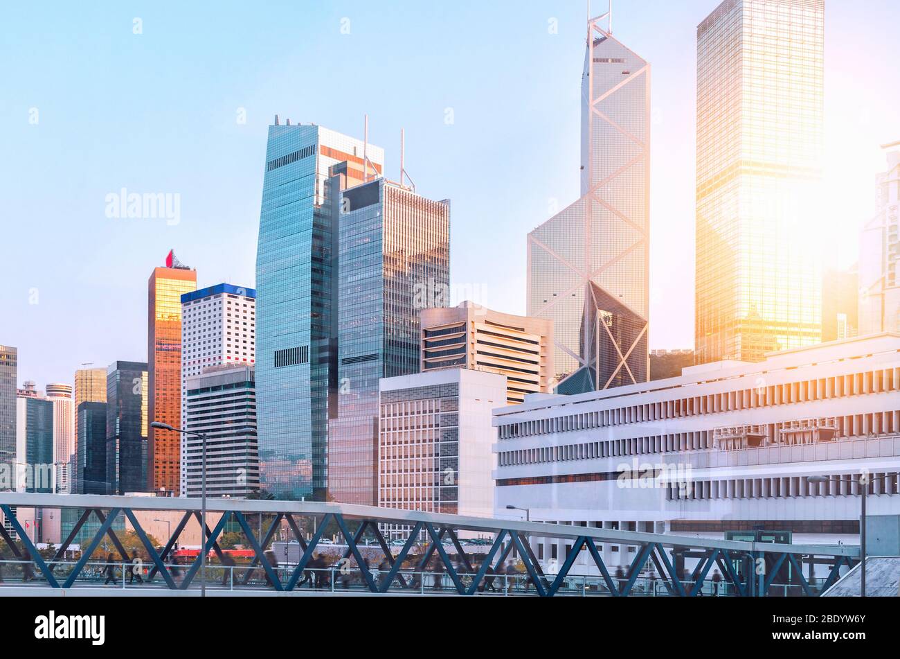 Tight commercial buildings view hi-res stock photography and images - Alamy