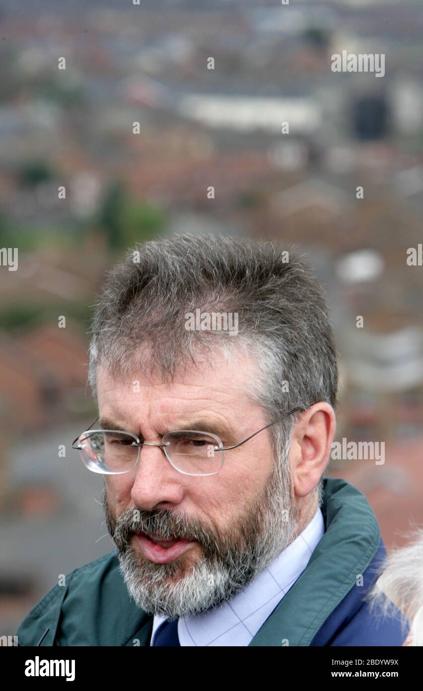 File Photo of Sinn Fein leader Gerry Adams. IRA decommissioning has ...