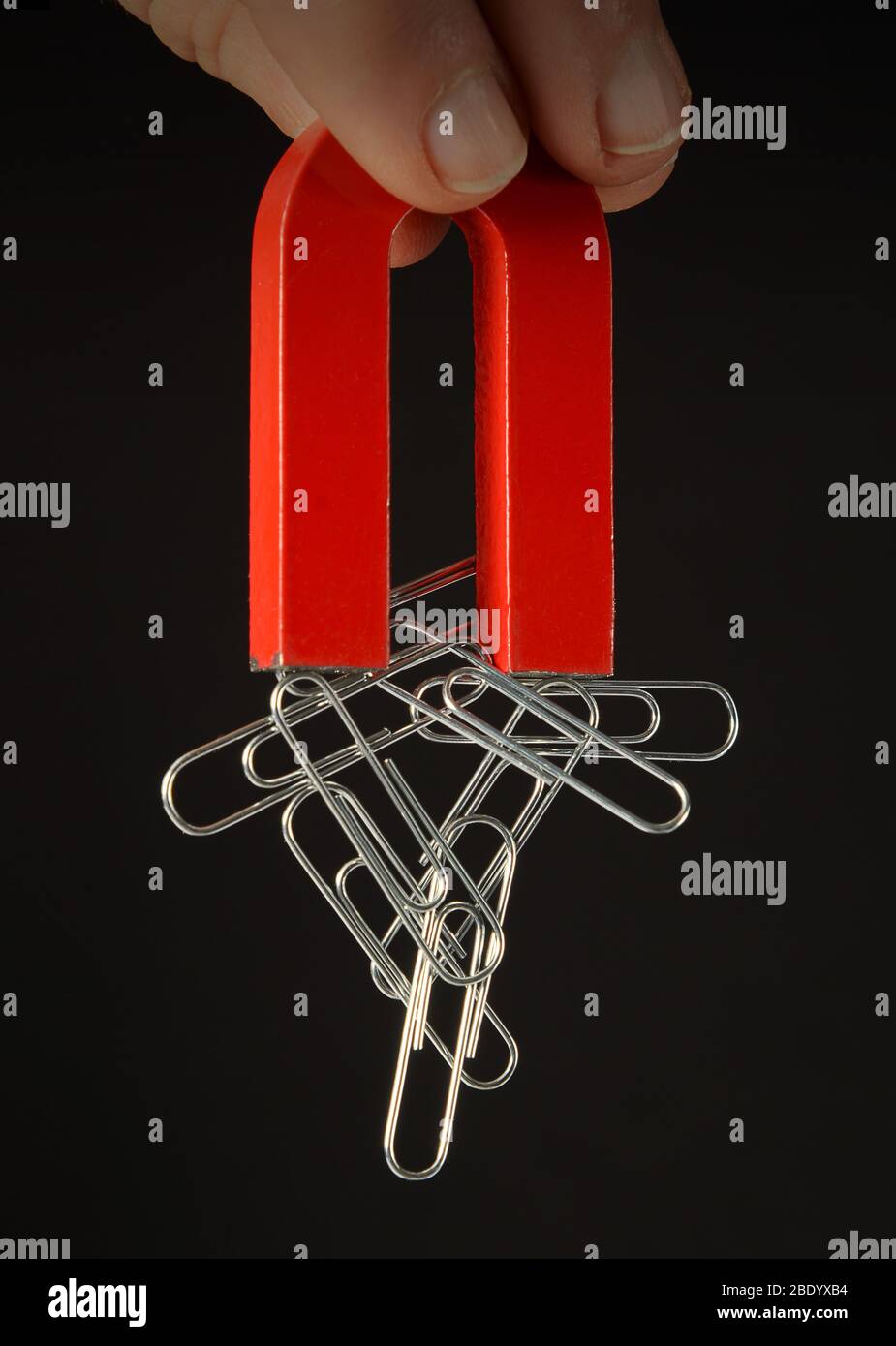 Paper clips magnet hi-res stock photography and images - Alamy