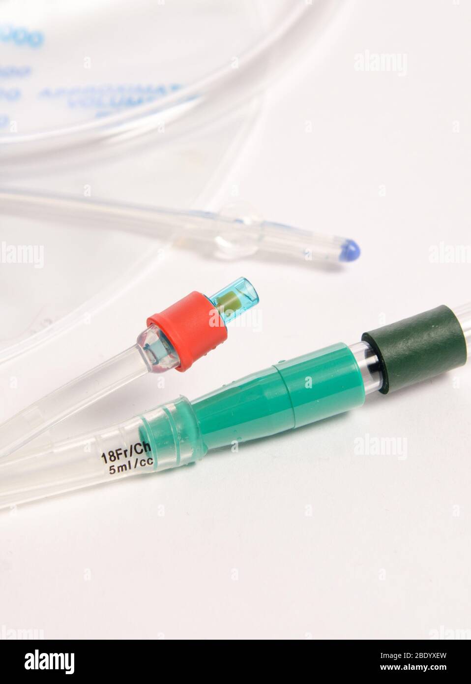 Foley Catheter with Inflated Balloon Stock Photo - Alamy