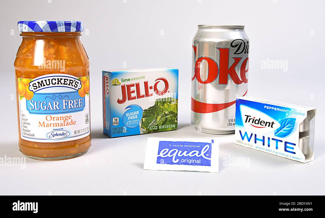 Food sweetened with aspartame hi-res stock photography and images - Alamy