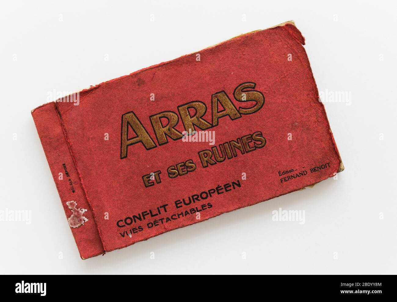 Old book of postcards by Fernand Benoit depicting the French city of ...