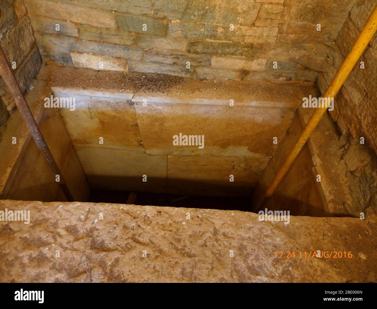 4th century B.C. Macedonian tomb in ancient Kalindoia, Halkidiki ...