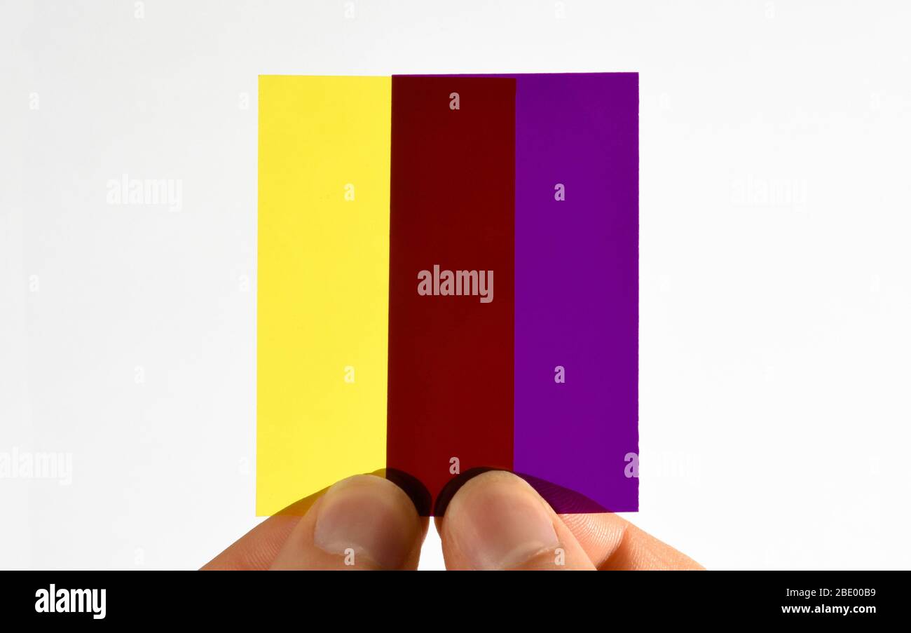 Color Filters and Subtractive Process Stock Photo - Alamy
