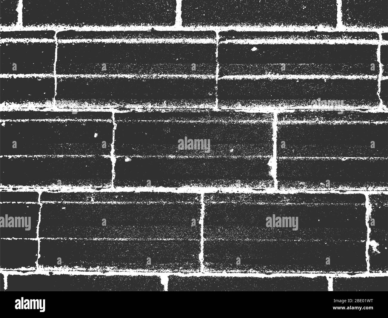 Distress old brick wall texture. Black and white grunge background ...