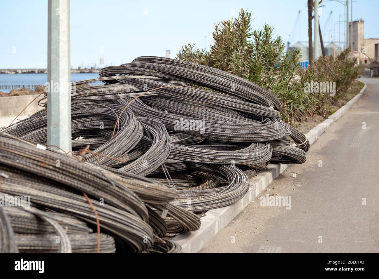 Steel bar for building materials for construction work Stock Photo - Alamy