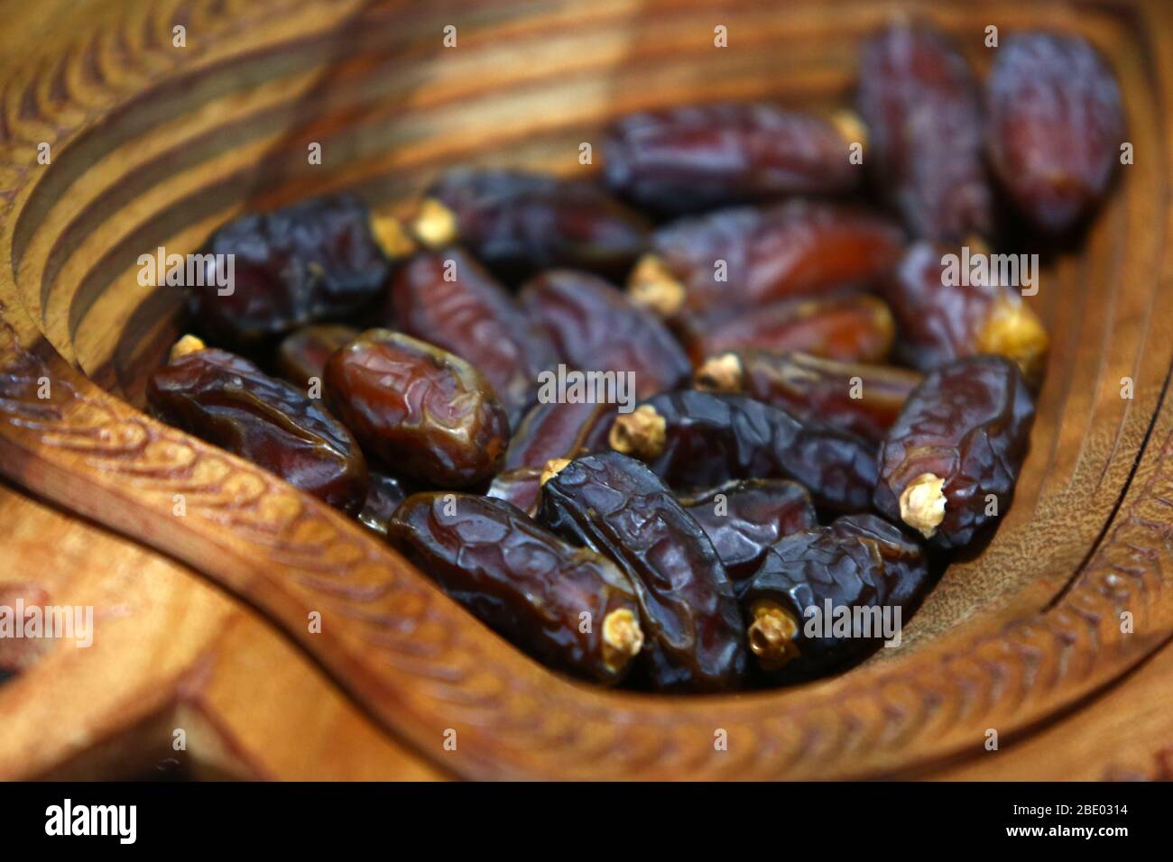 image of date palm presentation in copper containers Stock Photo - Alamy