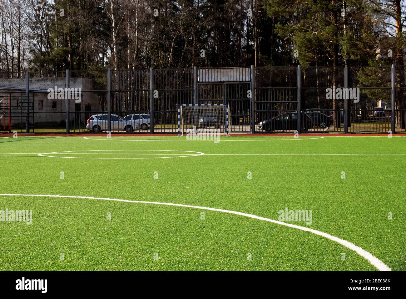 Soccer fence hi-res stock photography and images - Alamy
