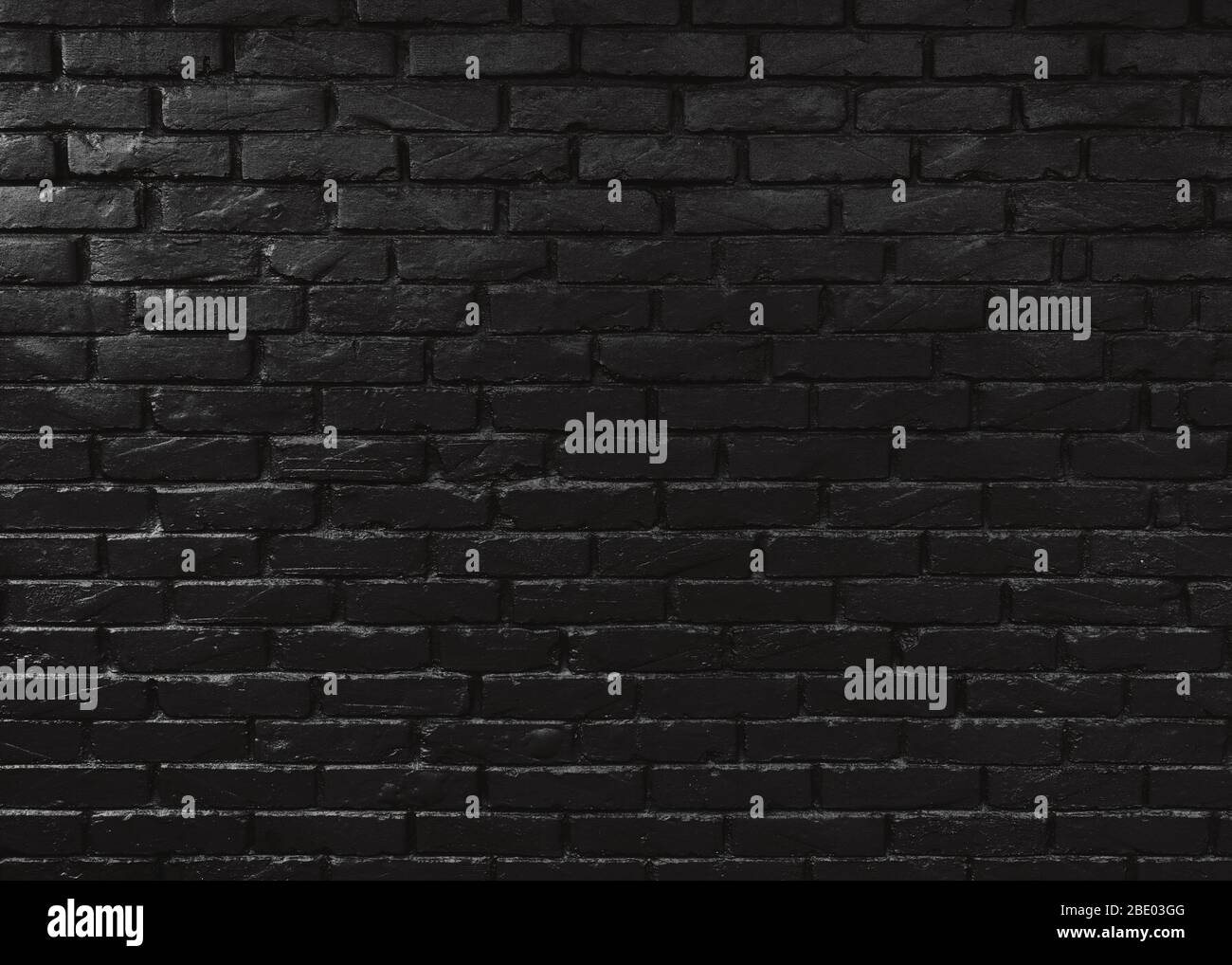 Black brick wall texture Stock Photo - Alamy