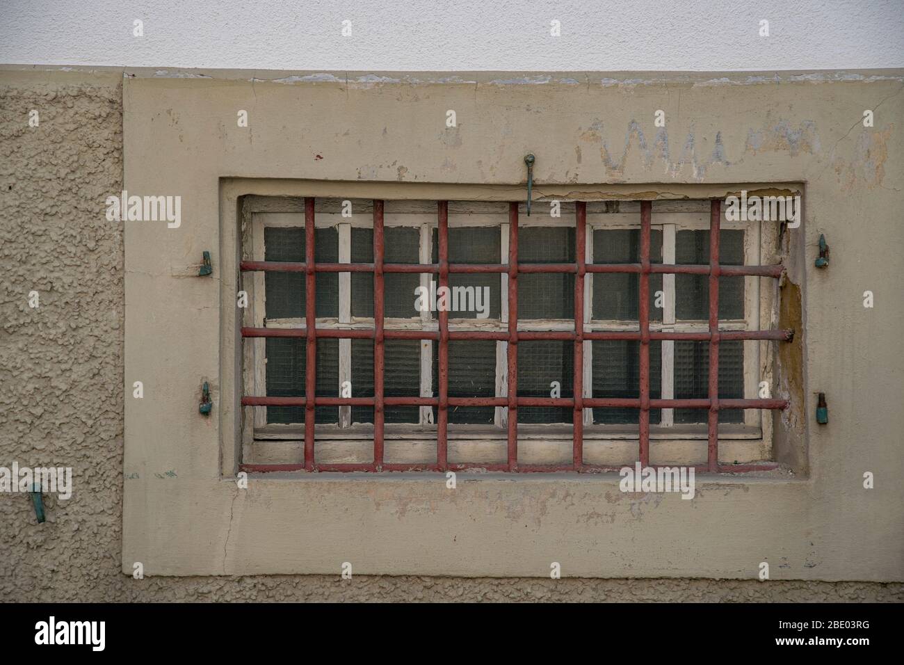 barred window of a house Stock Photo - Alamy