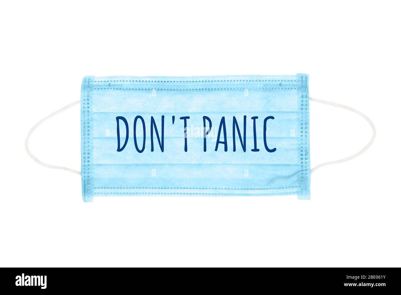 PP non-woven disposable medical face mask isolated on white background ...