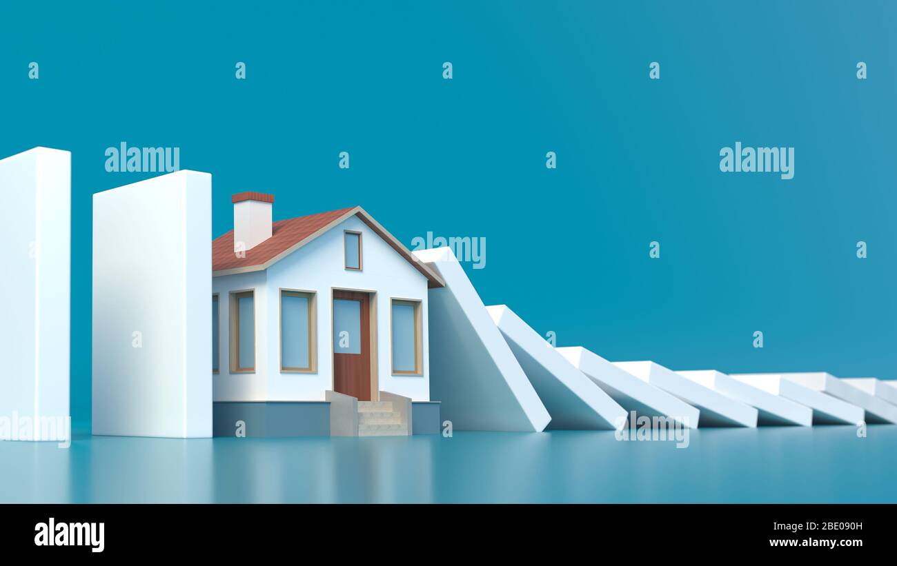 Stay home to stop demolition Stock Photo - Alamy