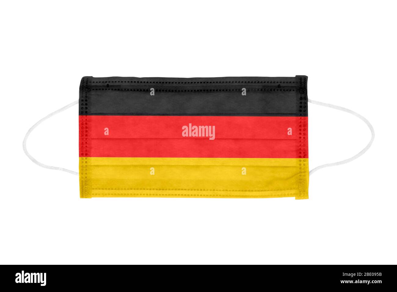 PP non-woven disposable medical face mask isolated on white background ...