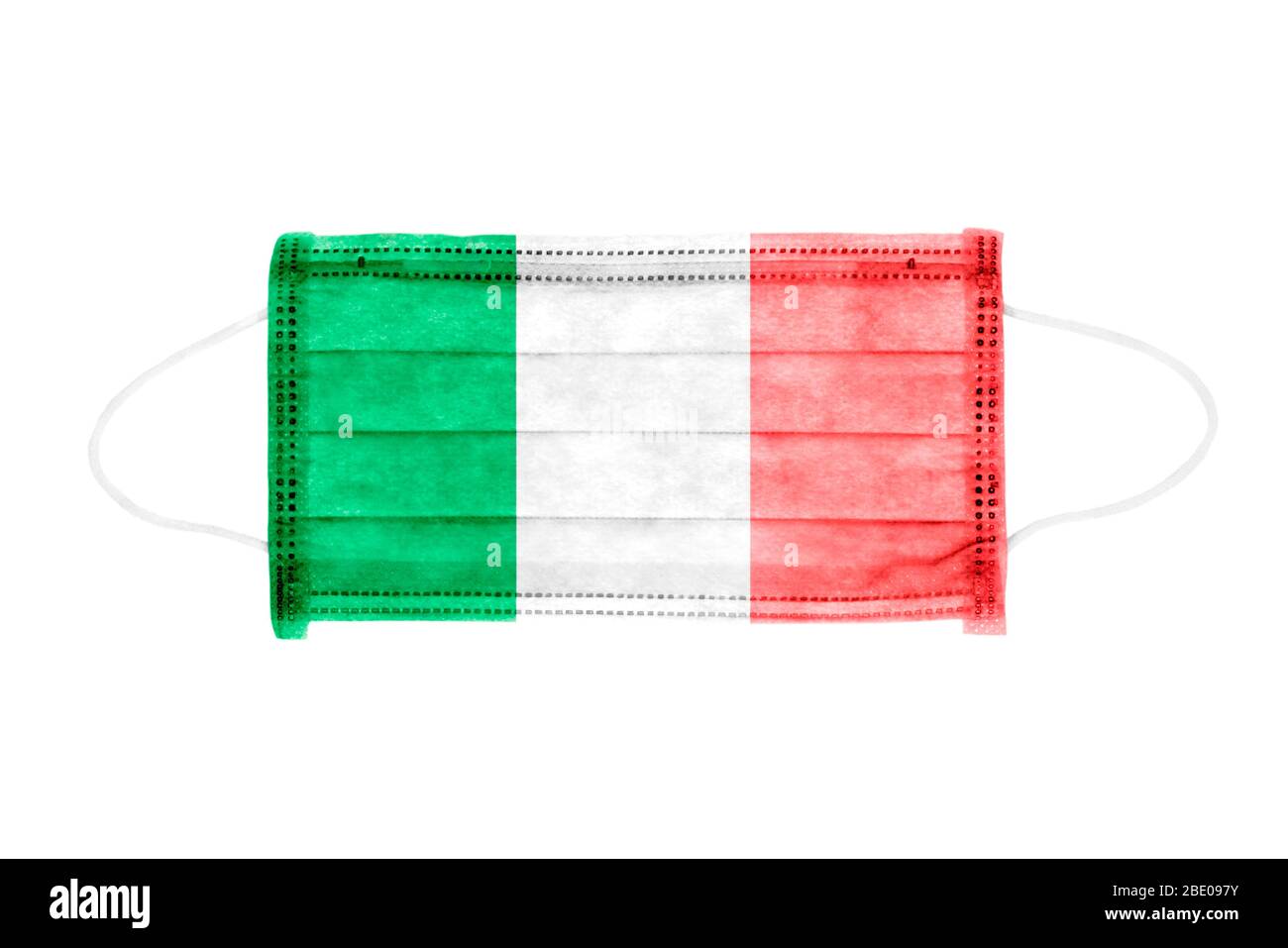 PP non-woven disposable medical face mask isolated on white background ...