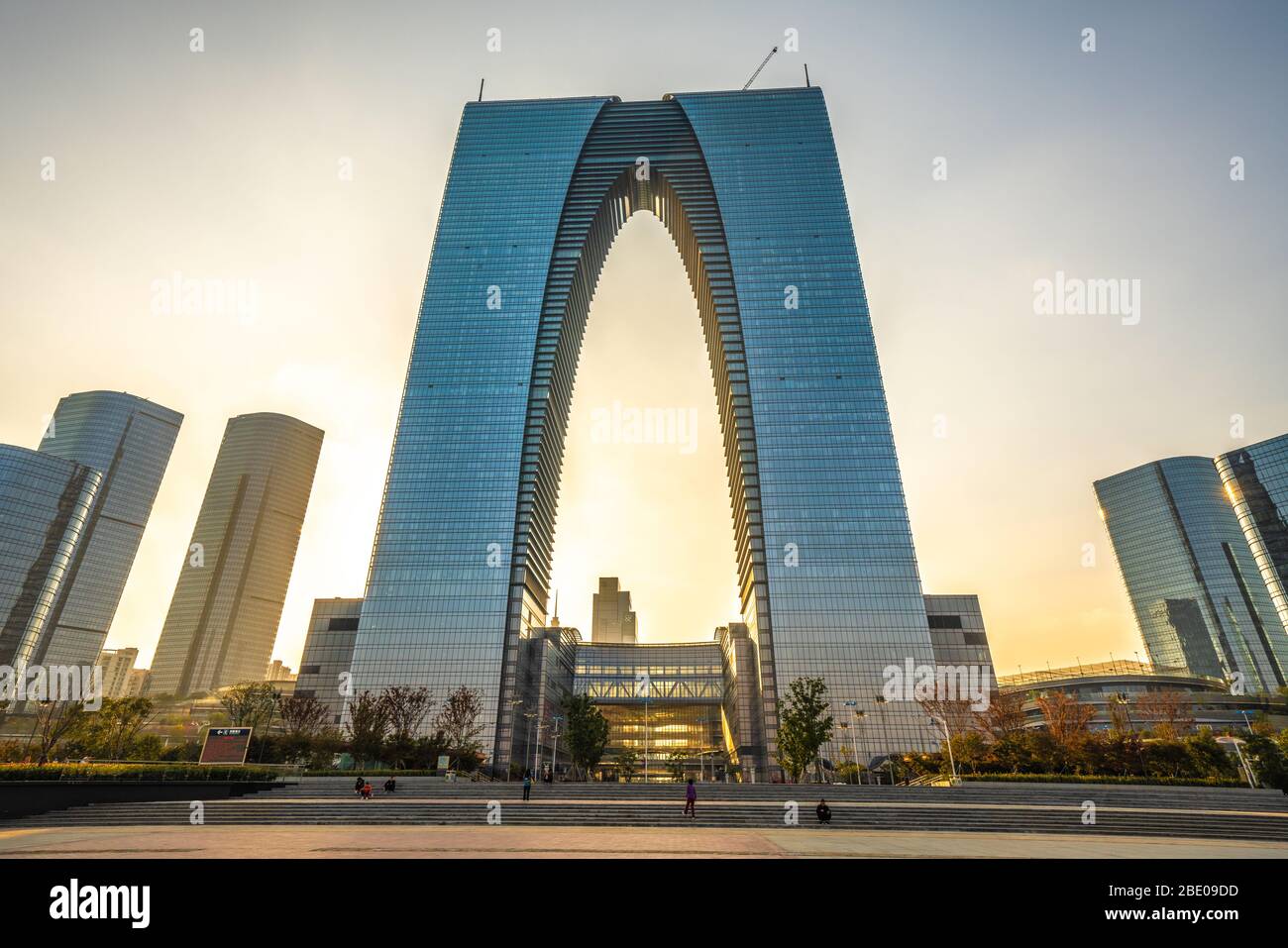 SUZHOU, CHINA- NOVEMBER 05: This is the Gate to the East, a famous ...