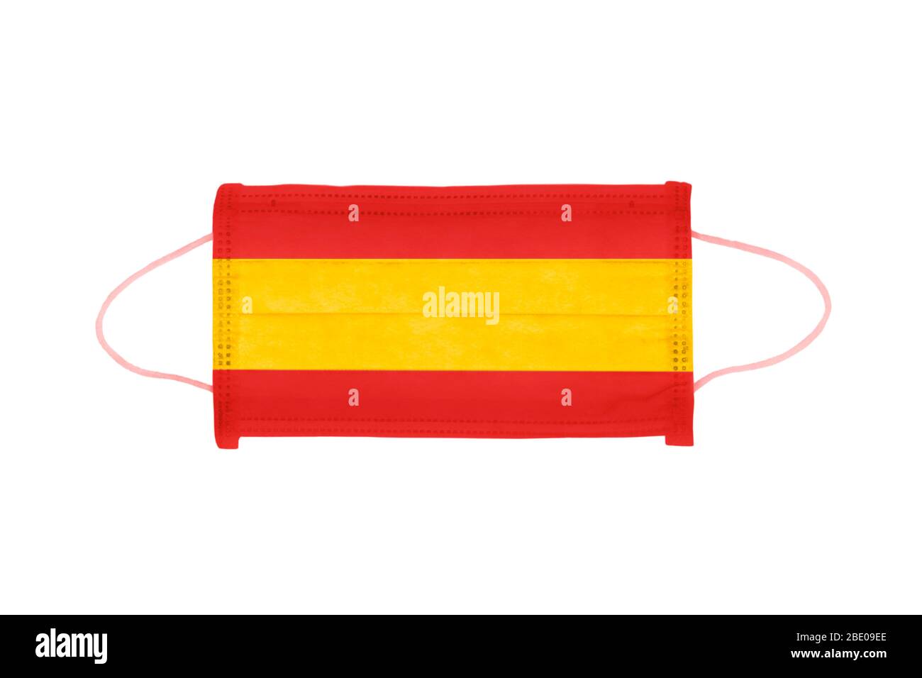 PP non-woven disposable medical face mask isolated on white background ...