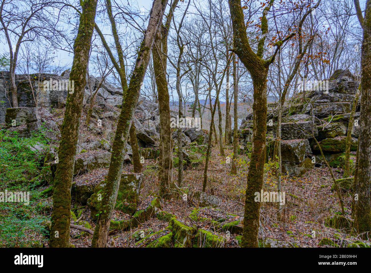 Historic rock quarry in Rome Tennessee that provided the stone to build ...