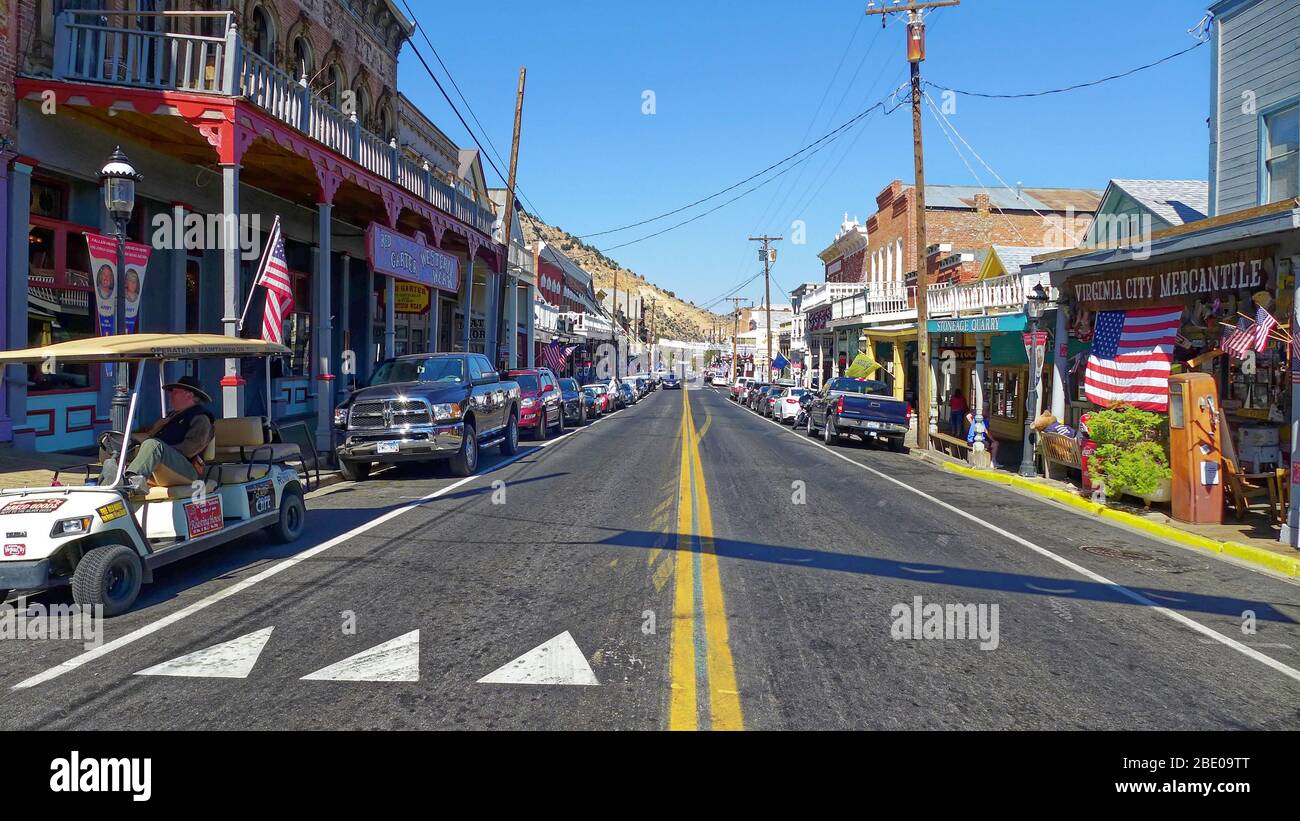 Virginia city wild west nevada hi-res stock photography and images - Alamy