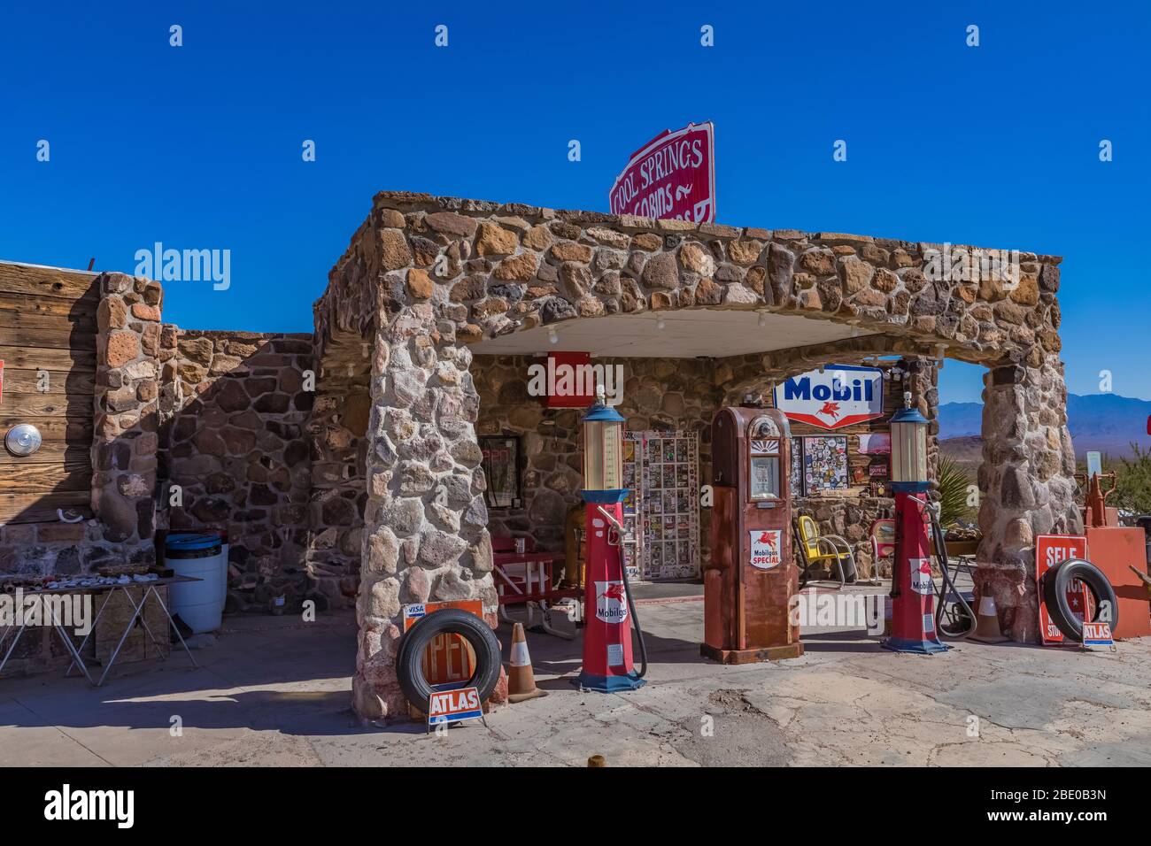 The old stone Cool Springs Station rebuilt in the early 2000s along ...