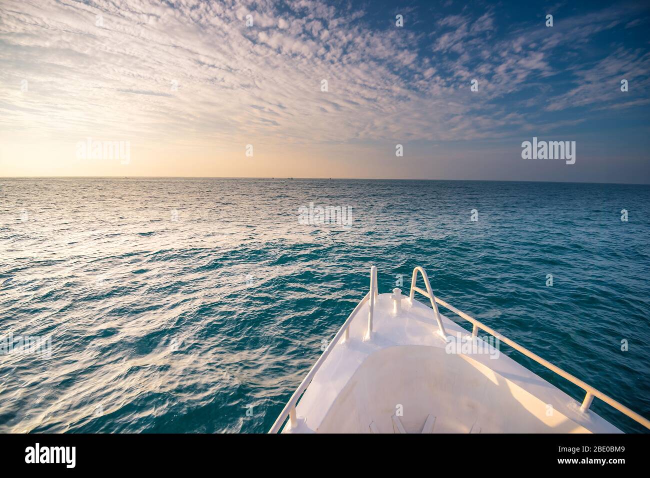 Luxury Sail boat in the beautiful ocean Stock Photo - Alamy