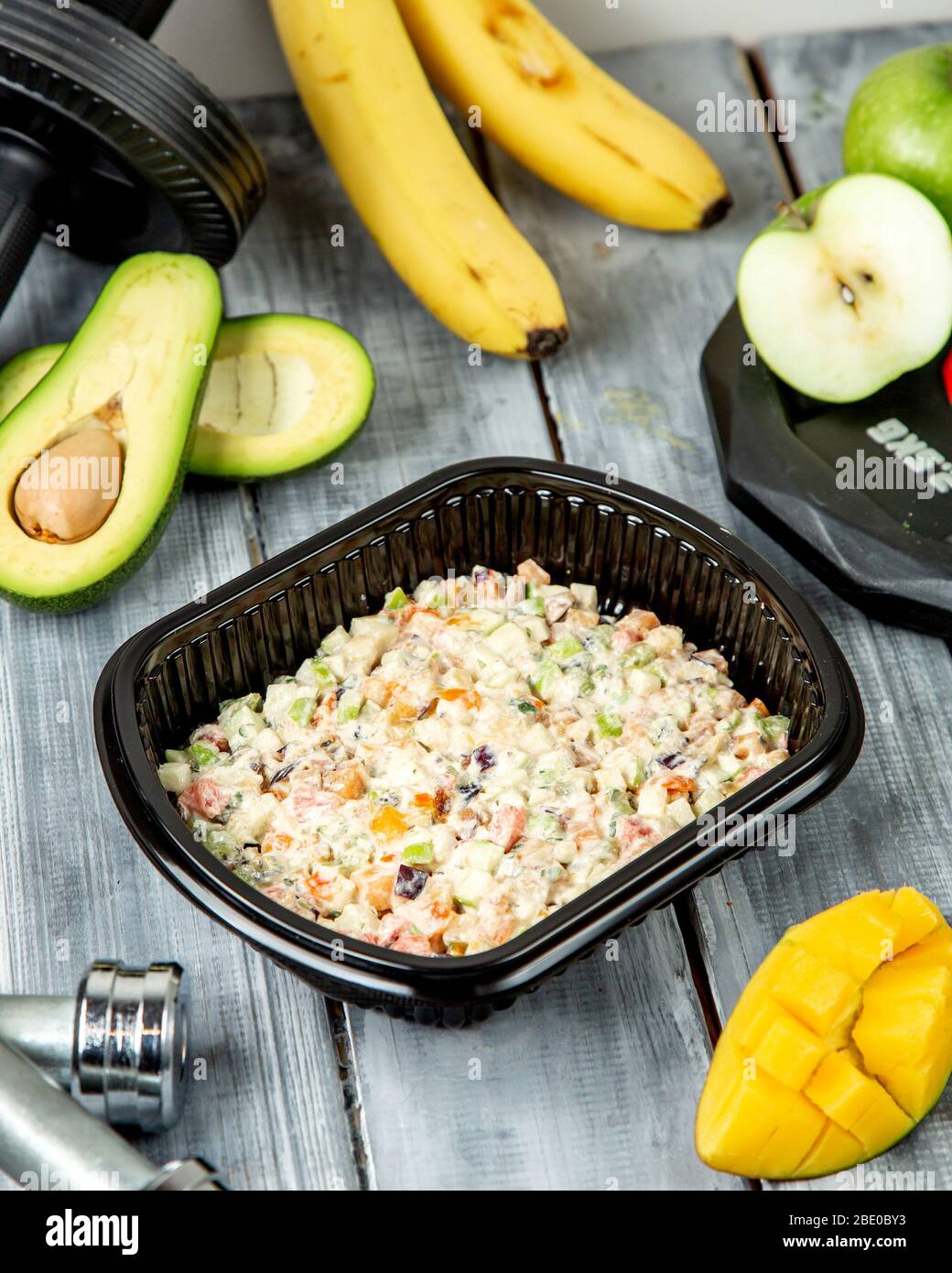 Russian salad fruits hi-res stock photography and images - Alamy
