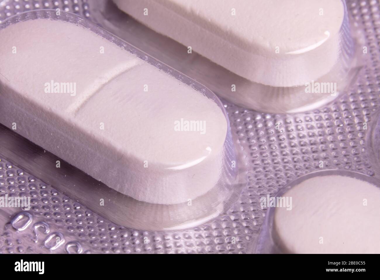 Pill Tablets close-up Stock Photo - Alamy