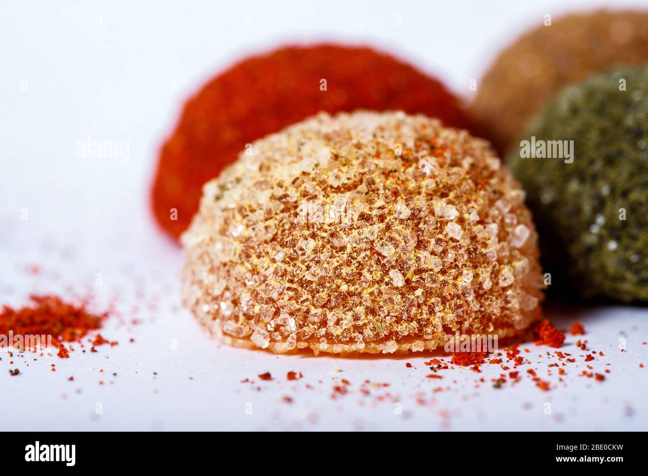 homemade sugar candies isolated on white background Stock Photo - Alamy