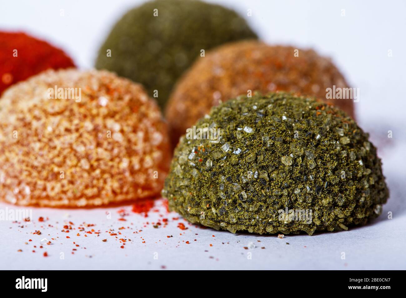 homemade sugar candies isolated on white background Stock Photo - Alamy