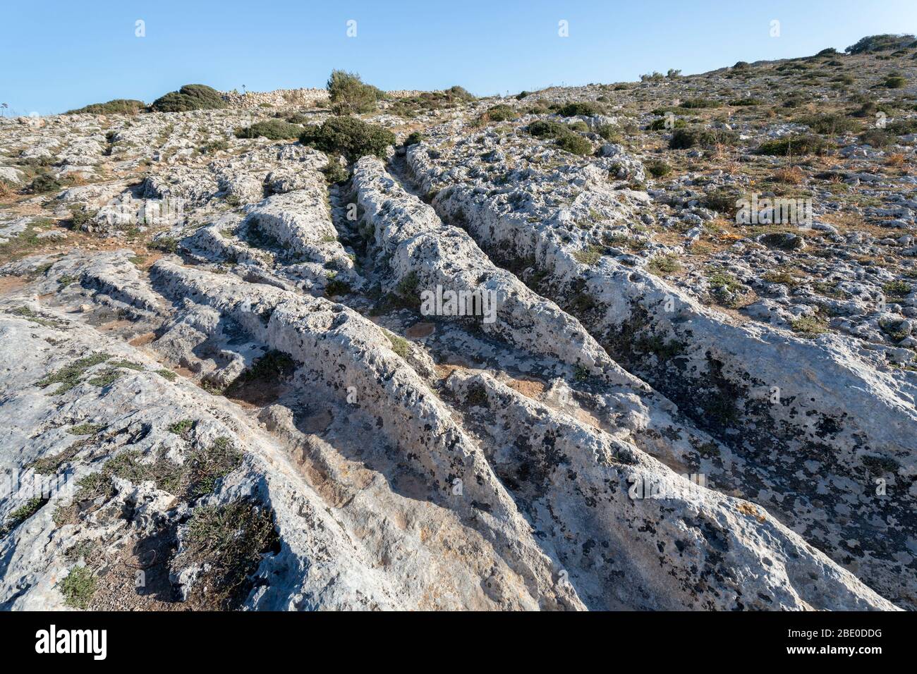 Clapham junction cart ruts malta hi-res stock photography and images ...