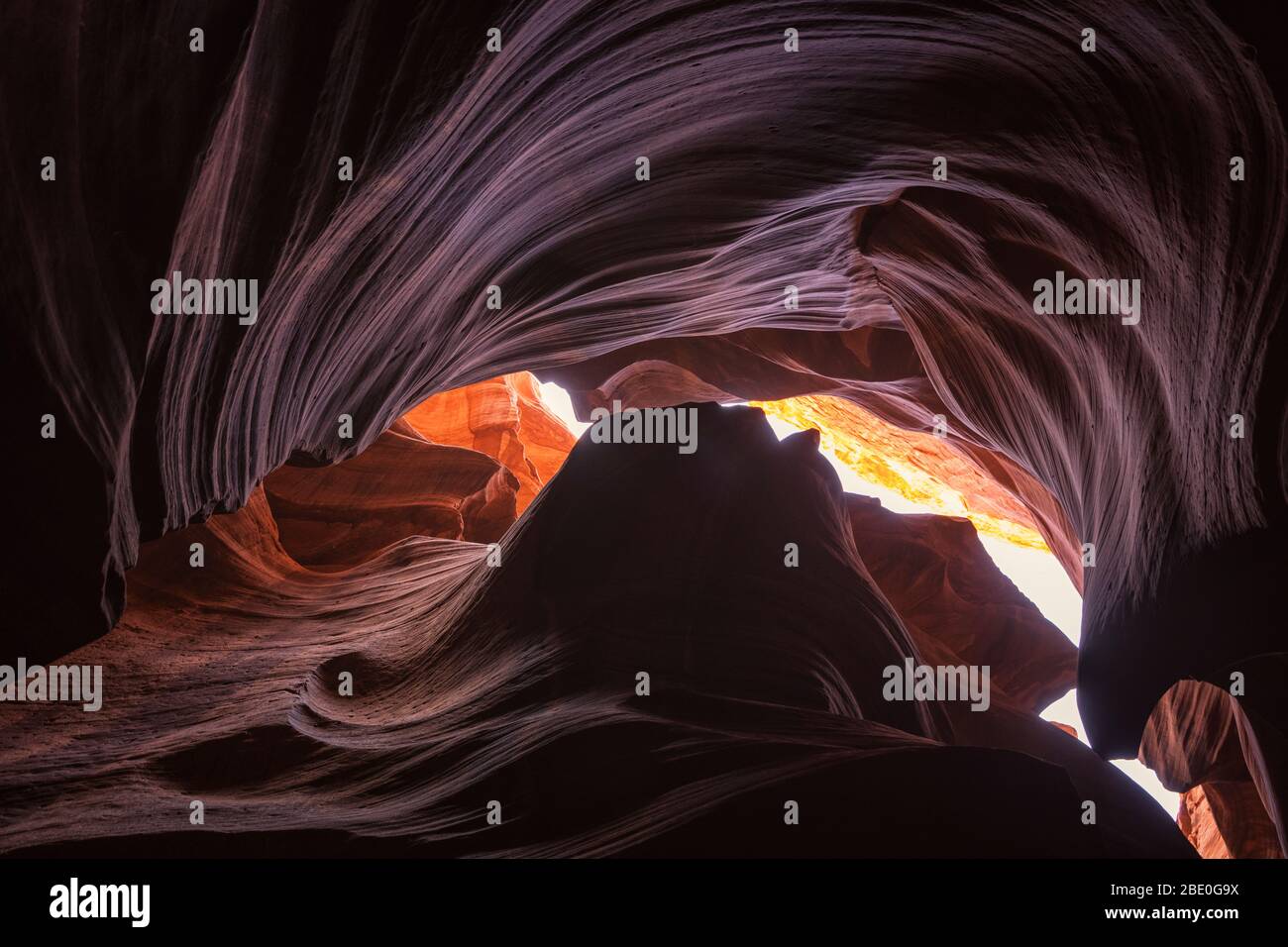 Inside of Antelope Canyon, color and textures Stock Photo - Alamy