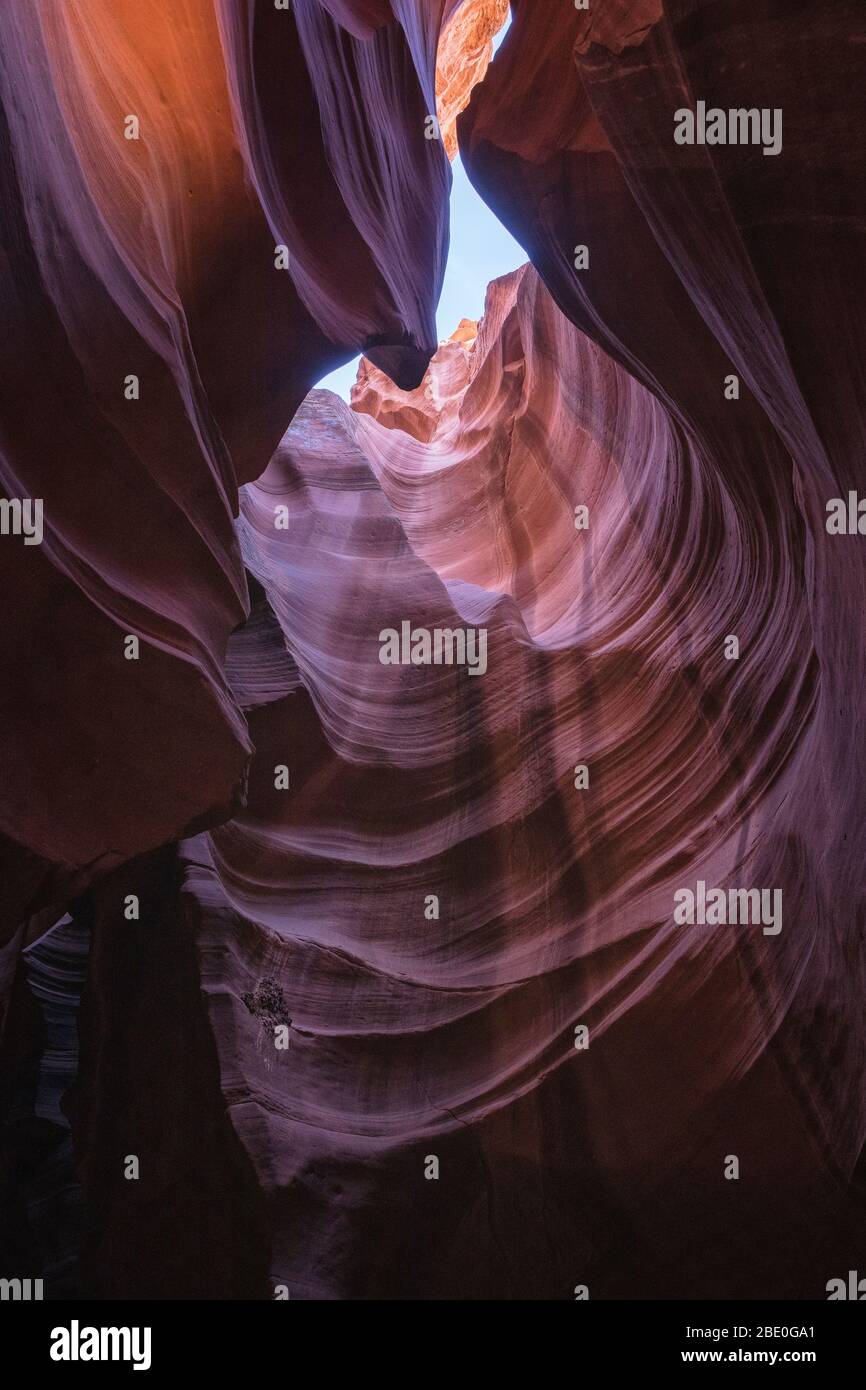 Inside of Antelope Canyon, color and textures Stock Photo - Alamy