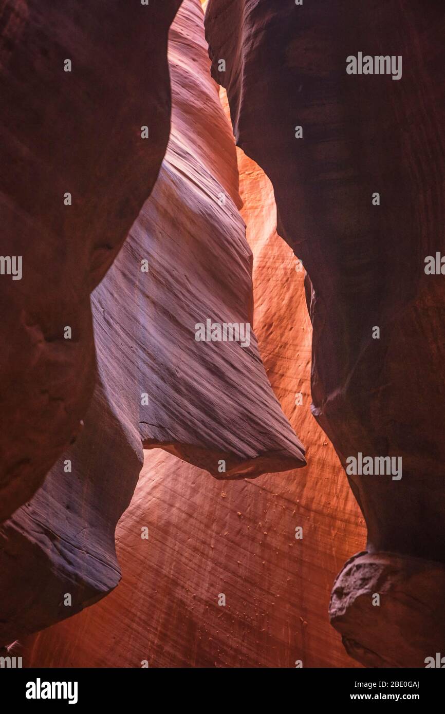 Inside of Antelope Canyon, color and textures Stock Photo - Alamy