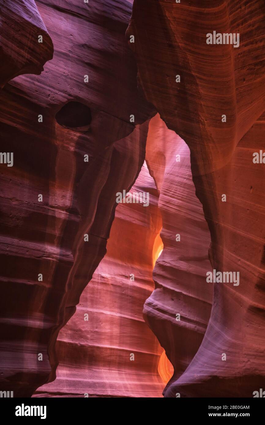 Inside of Antelope Canyon, color and textures Stock Photo - Alamy