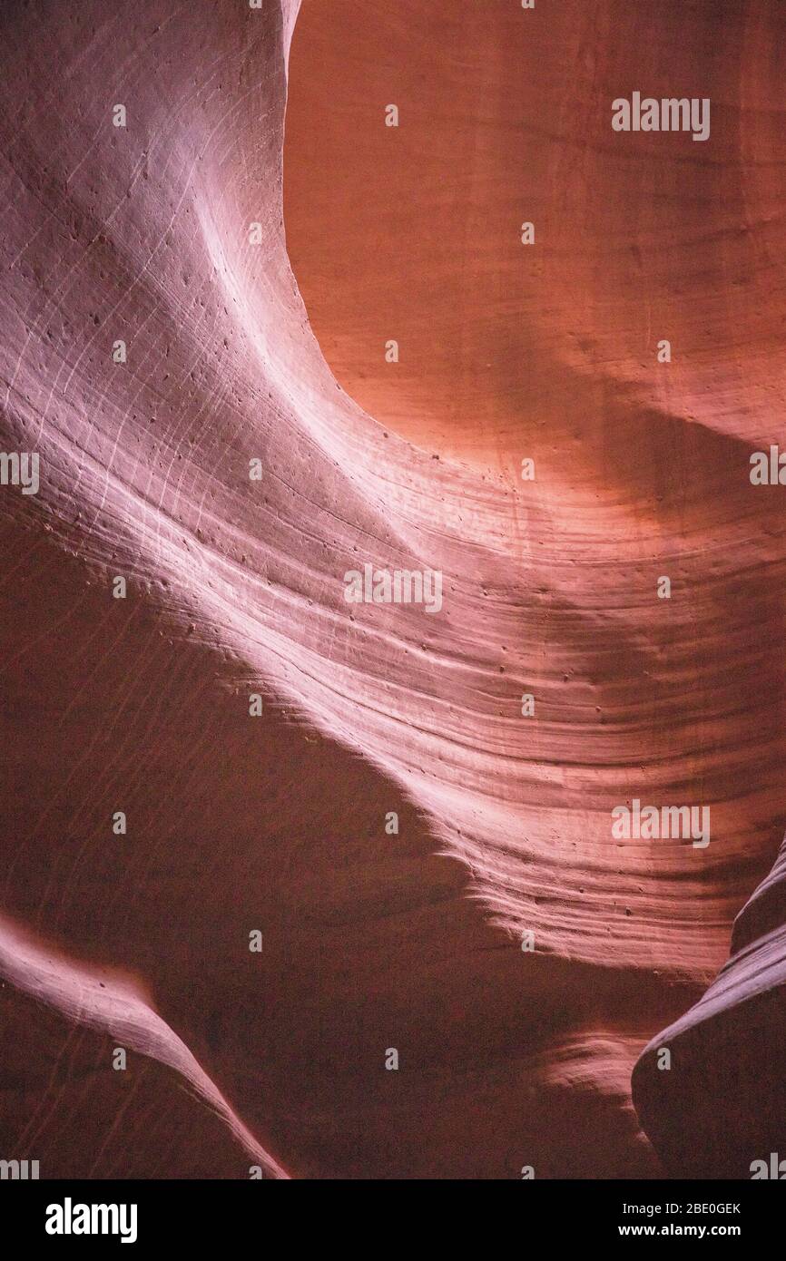 Inside of Antelope Canyon, color and textures Stock Photo - Alamy