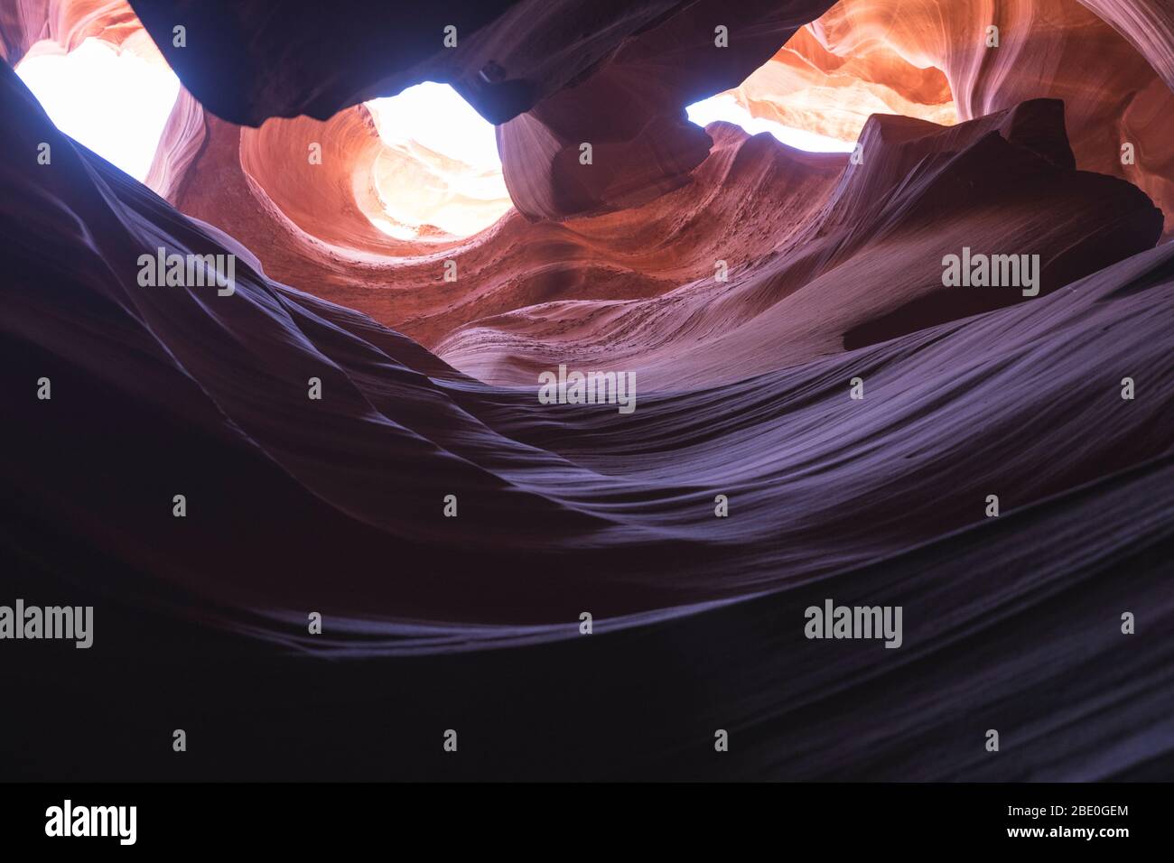 Inside of Antelope Canyon, color and textures Stock Photo - Alamy
