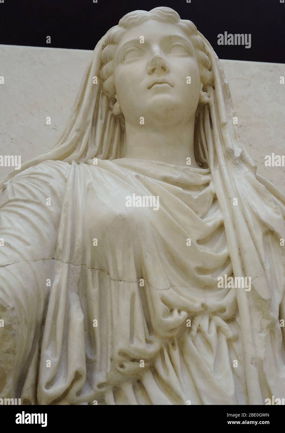 Roman statue of empress Livia Drusilla Stock Photo - Alamy