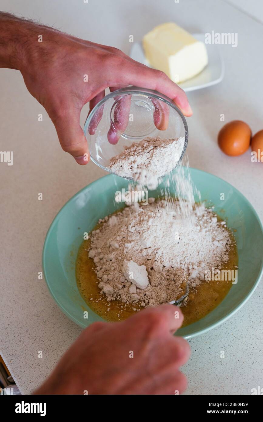 Baking ingredients clean kitchen hi-res stock photography and images ...