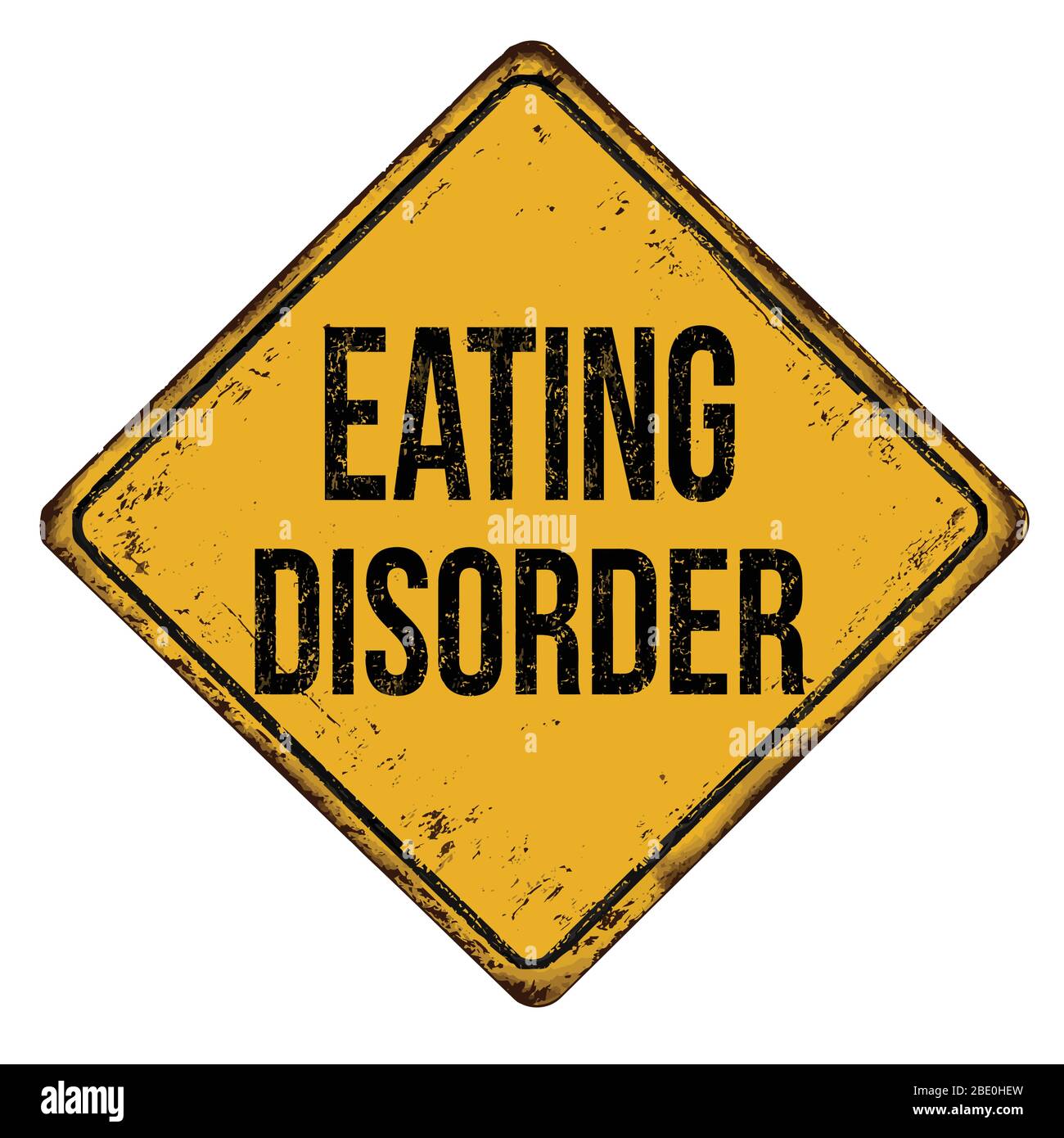 Eating disorder vector vectors hi-res stock photography and images - Alamy